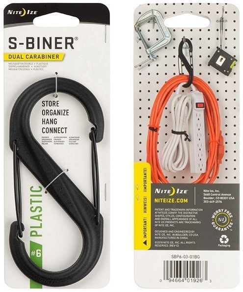 Аксессуарный карабин пластиковый Nite Ize S-Biner №6 – купить в ...